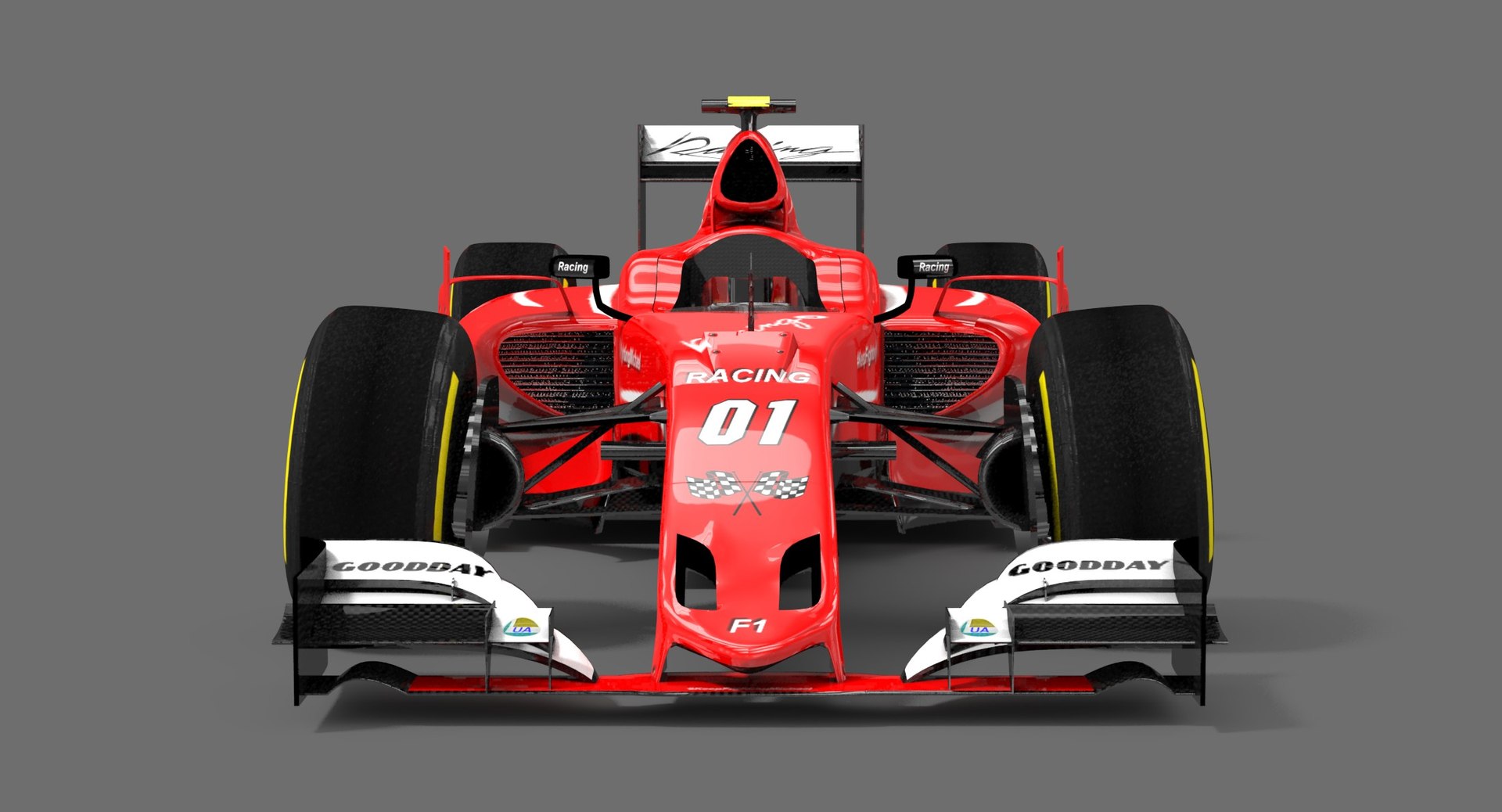 3d Model Generic Formula 1