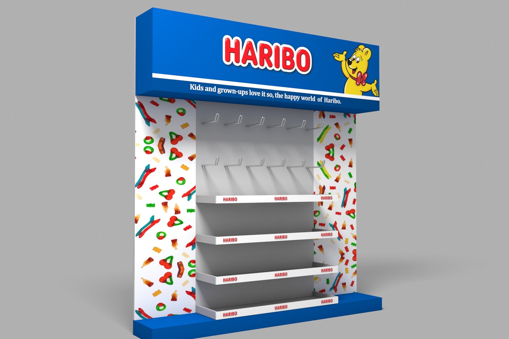 3D Model Candy Outlet Shelf Furniture - Chocolate Stand - TurboSquid ...
