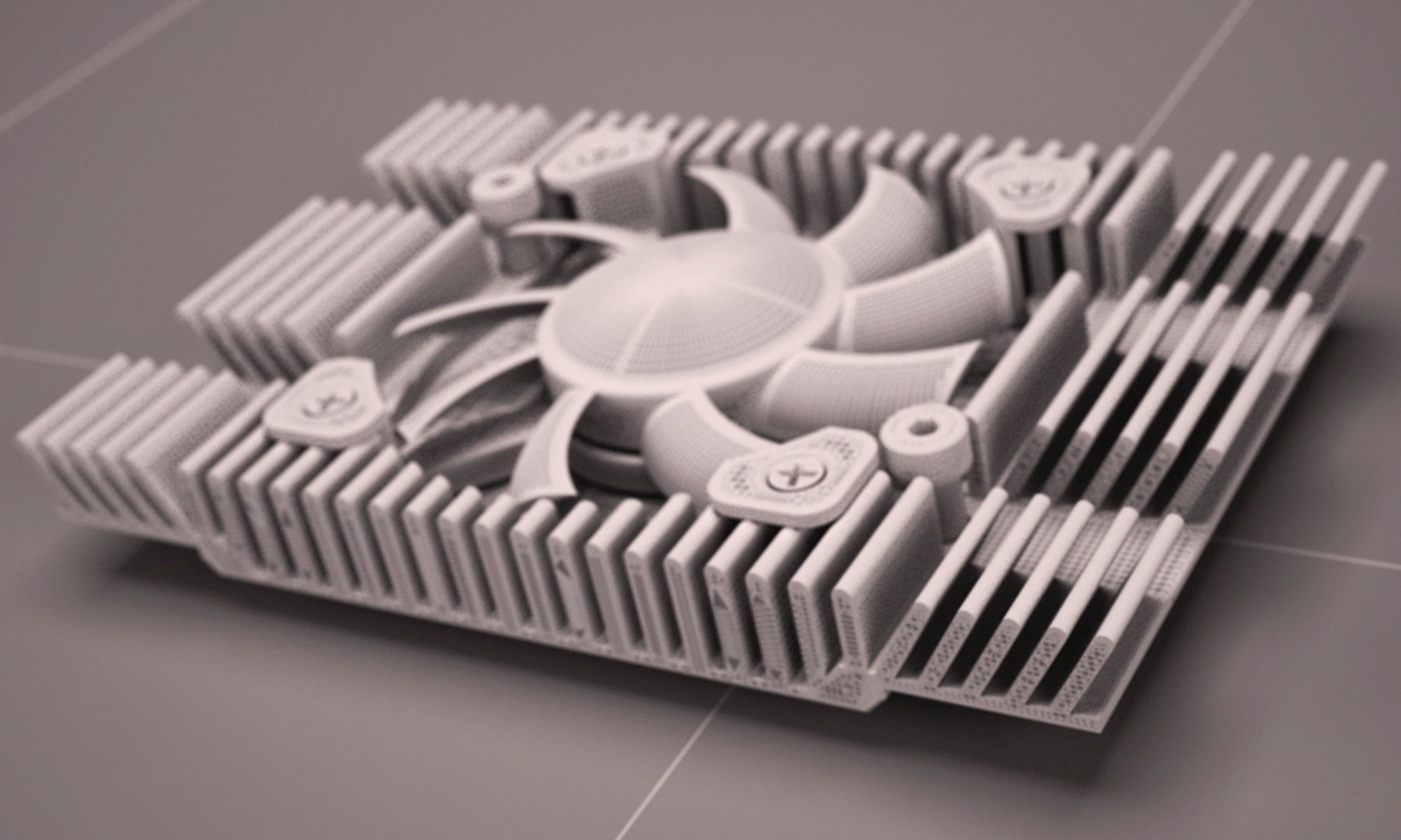 Heatsink Fan Cooling Max