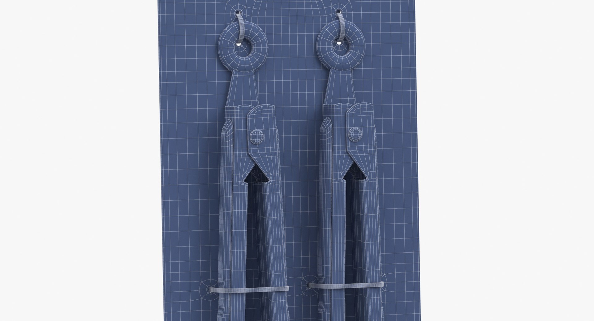 Tongs Type 02 Black Blank and Generic Label 3D model - TurboSquid 2134532