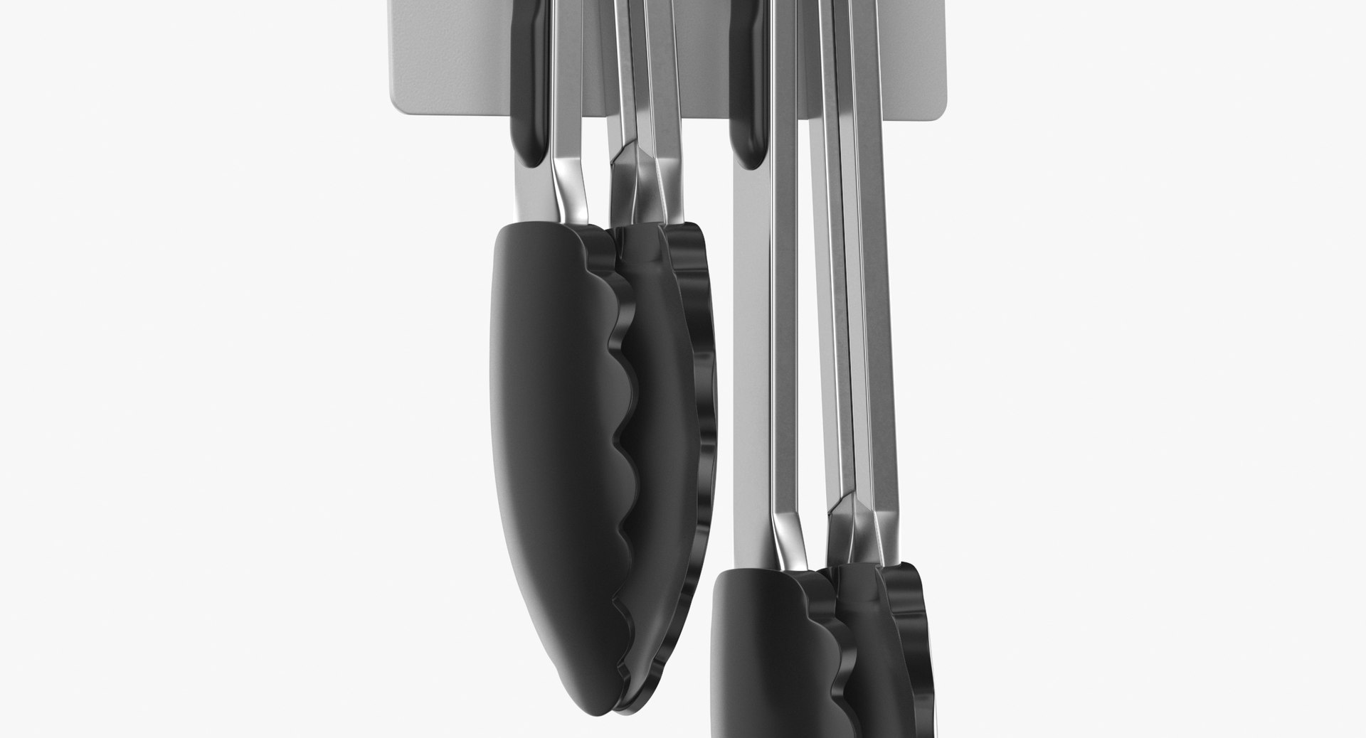 Tongs Type 02 Black Blank and Generic Label 3D model - TurboSquid 2134532