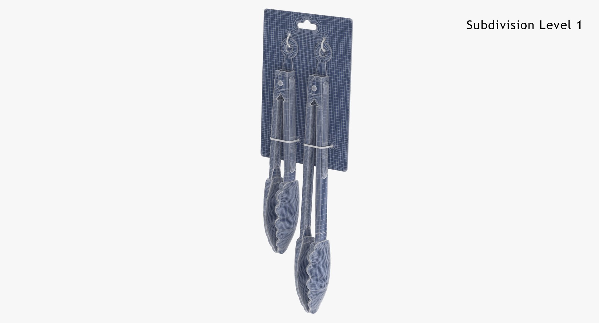 Tongs Type 02 Black Blank and Generic Label 3D model - TurboSquid 2134532