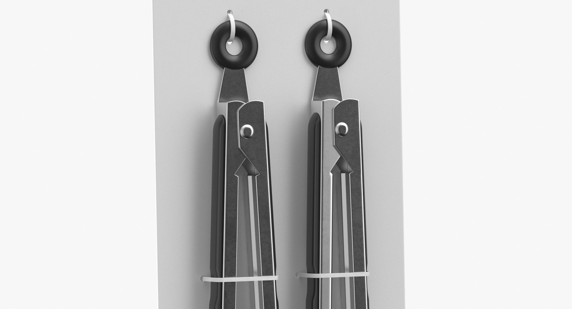 Tongs Type 02 Black Blank and Generic Label 3D model - TurboSquid 2134532