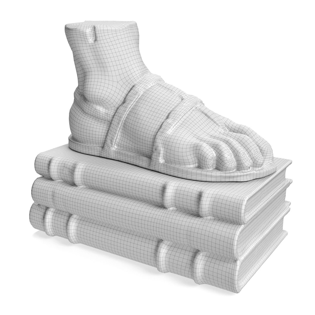Roman foot sculpture 3D model - TurboSquid 1946114