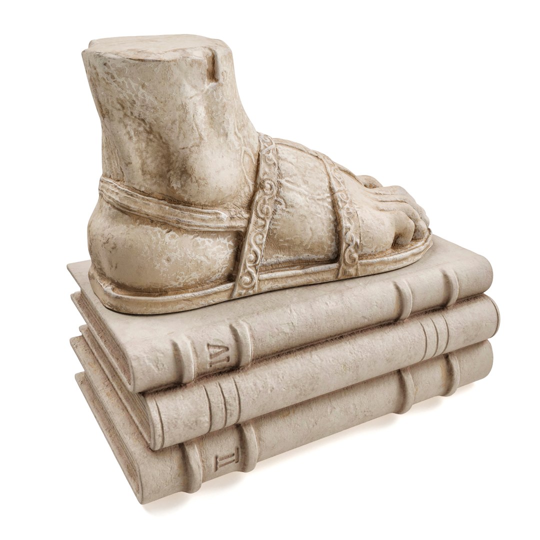 Roman foot sculpture 3D model - TurboSquid 1946114