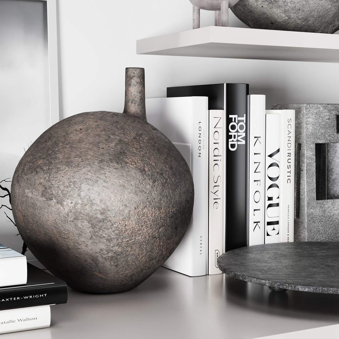 Decorative set 21- 101cph 3D - TurboSquid 2035686