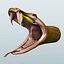 3d model of snake head