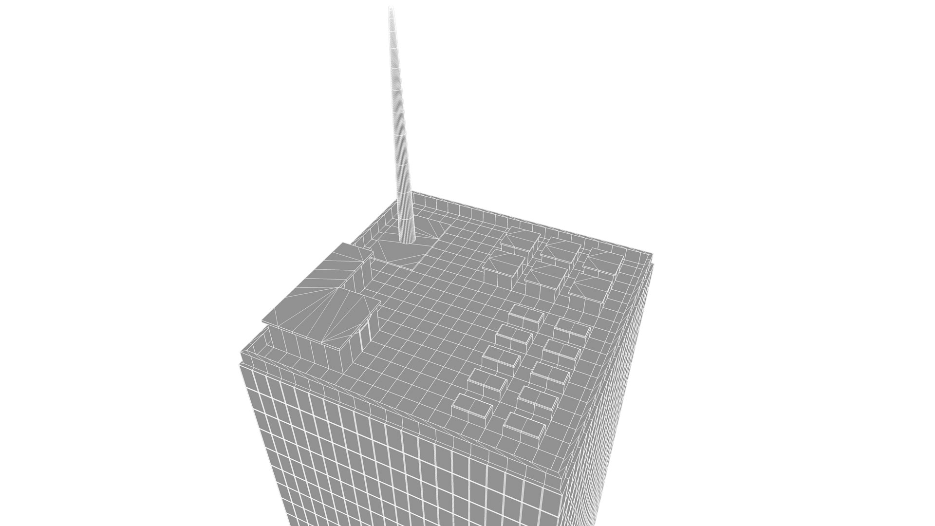 Simple Skyscraper 3D Model - TurboSquid 1963667