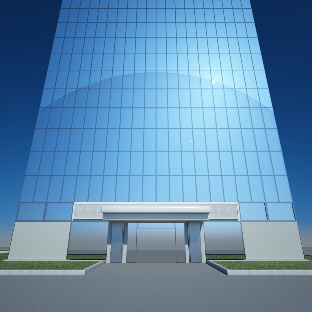 Simple Skyscraper 3D Model - TurboSquid 1963667