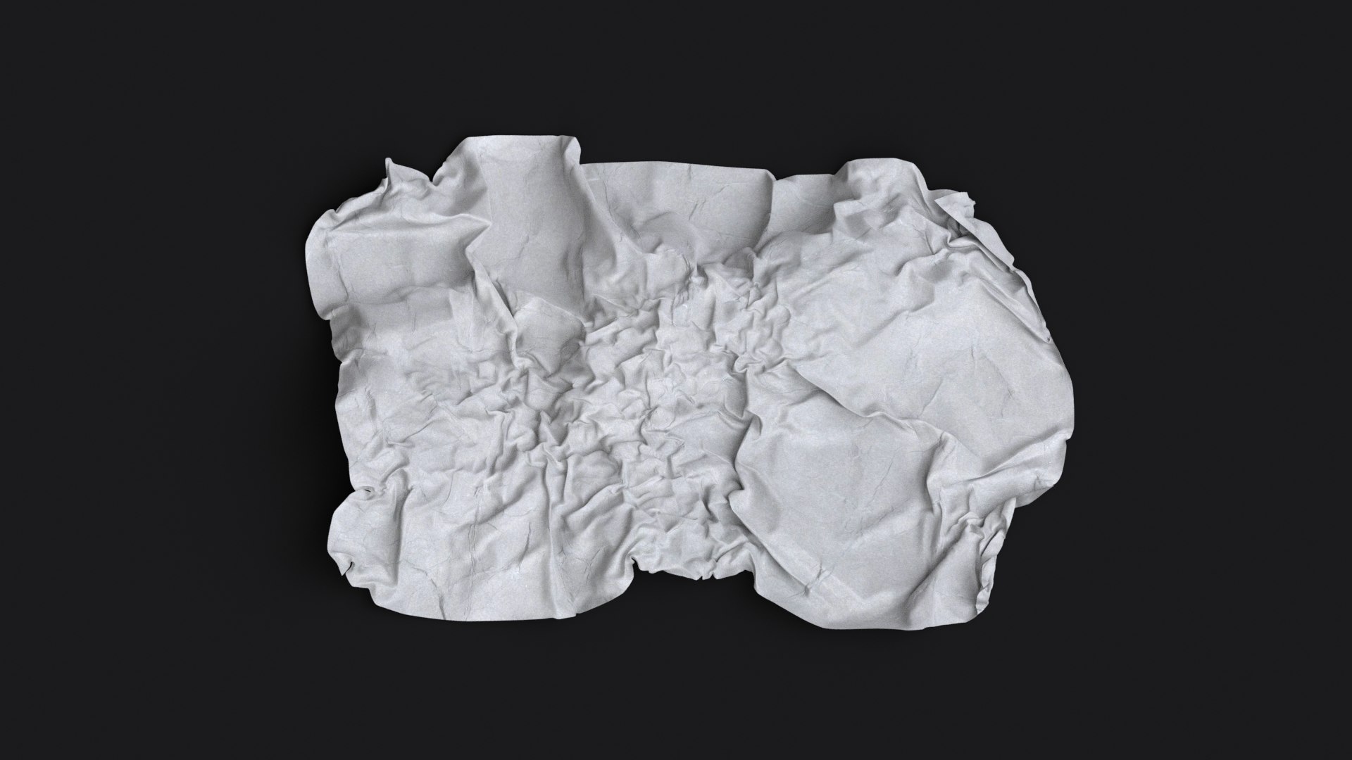 3D Animated Paper Crumpling Wide - TurboSquid 1795153