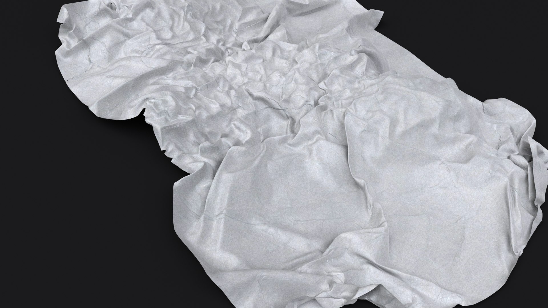 3D Animated Paper Crumpling Wide - TurboSquid 1795153