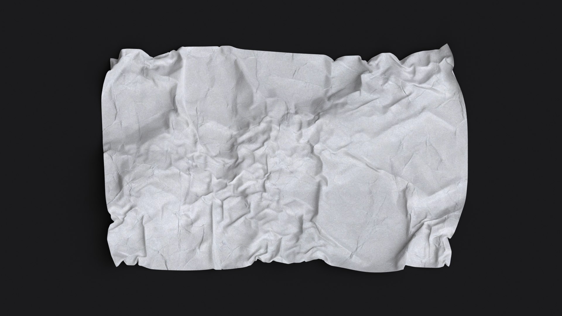 3D Animated Paper Crumpling Wide - TurboSquid 1795153