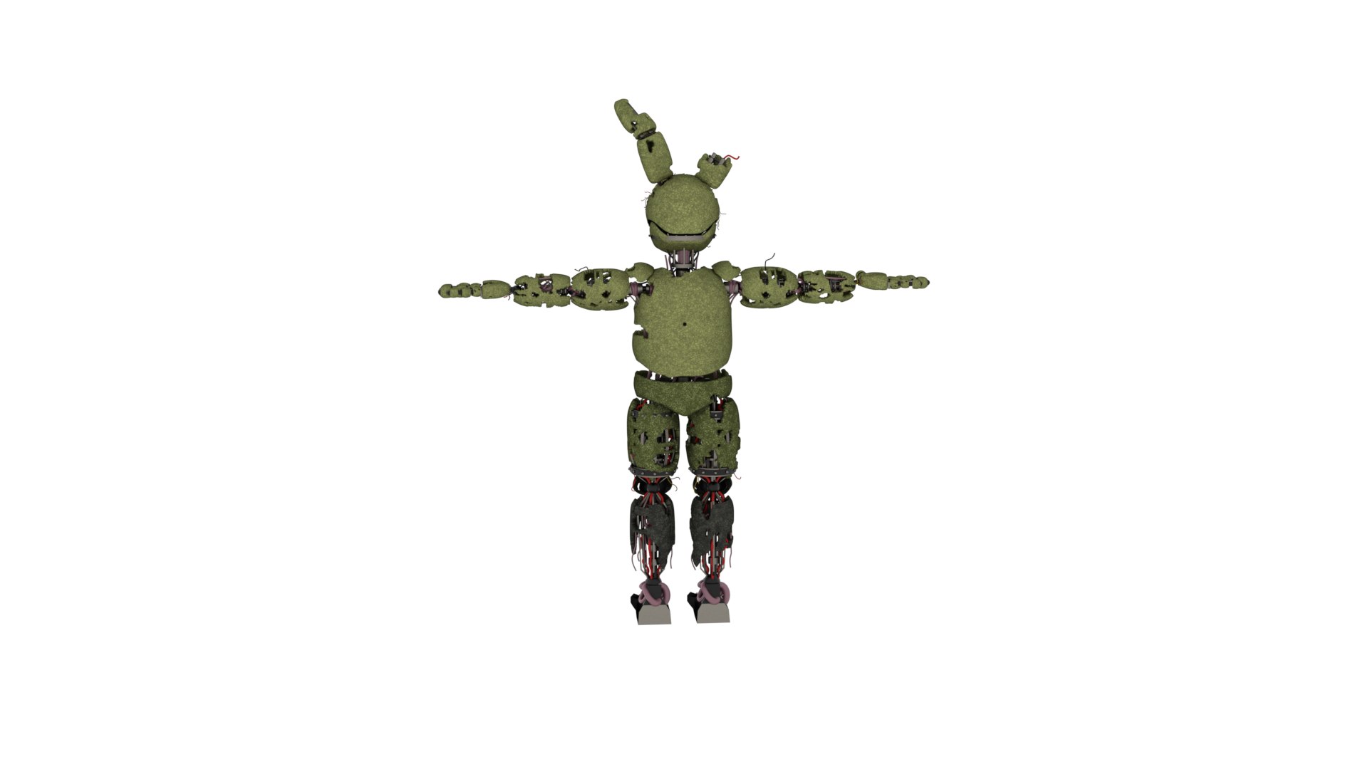 3D FNaF Springtrap Model - TurboSquid 2412314