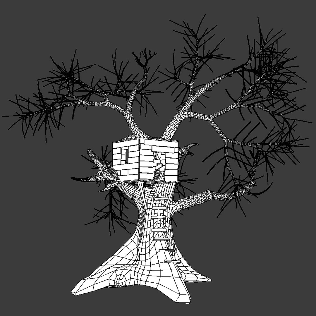 Tree Treehouse Obj