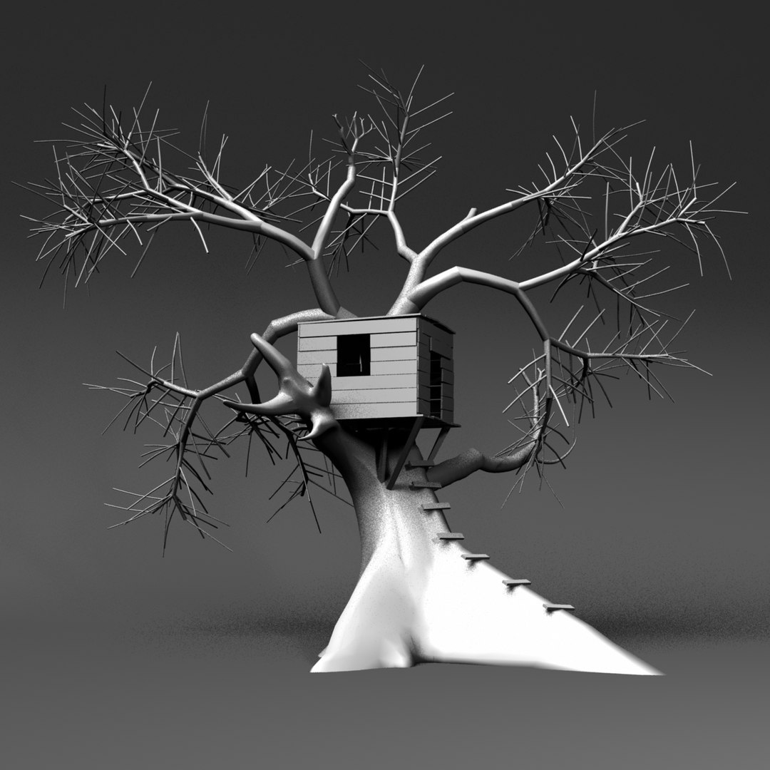 Tree Treehouse Obj