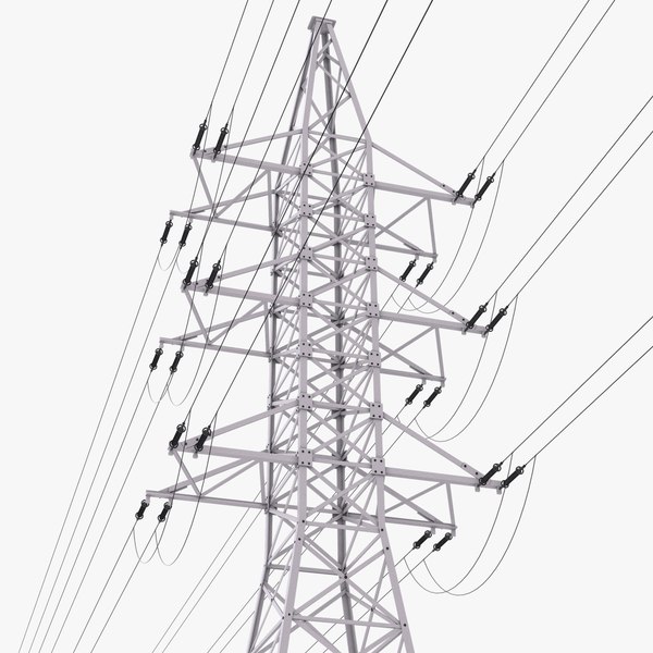 3D Electric Power Tower model - TurboSquid 1819506