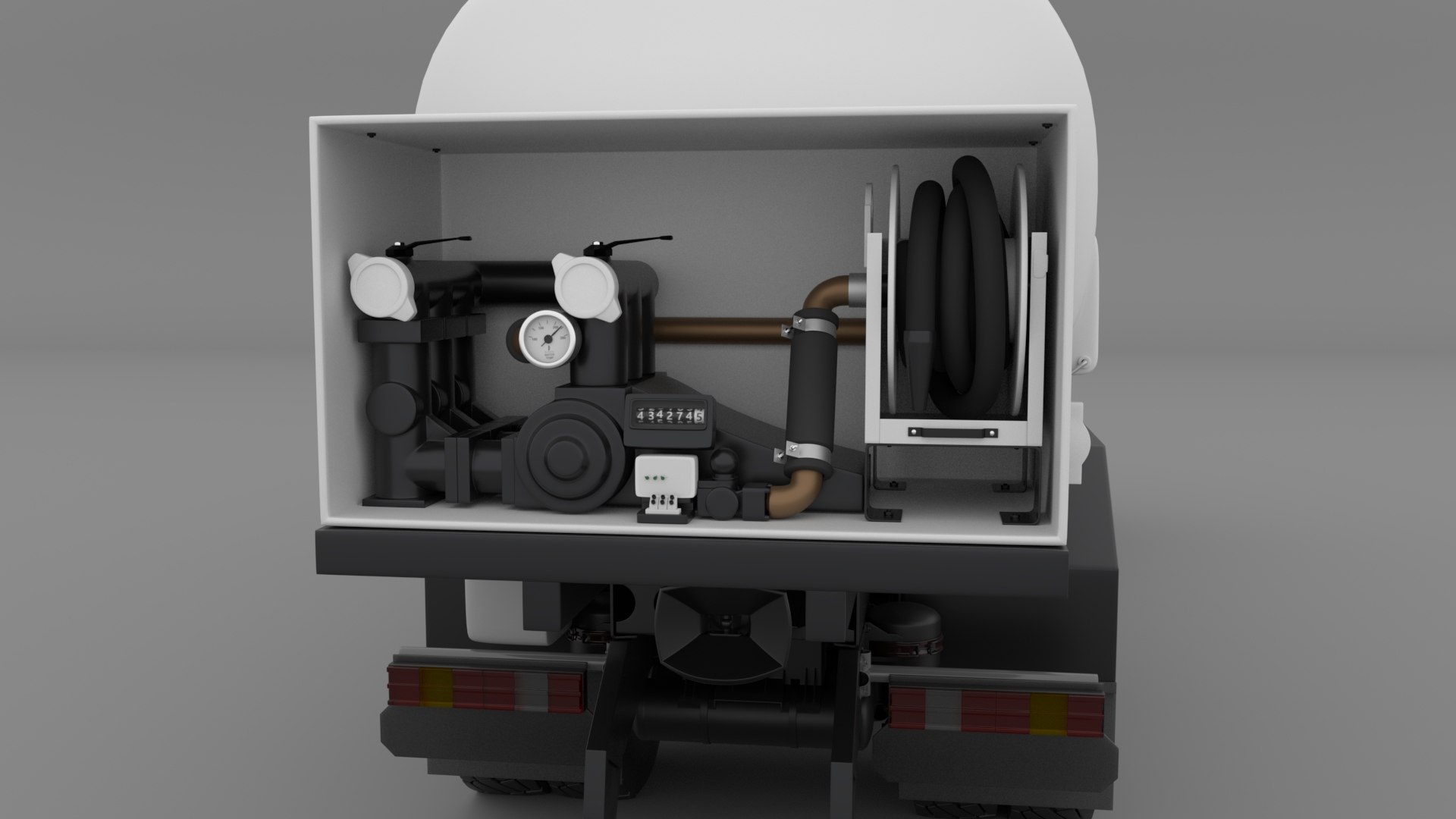 Mercedes ACTROS 4040-A 6x6 Fuel Tank 3D - TurboSquid 1981190