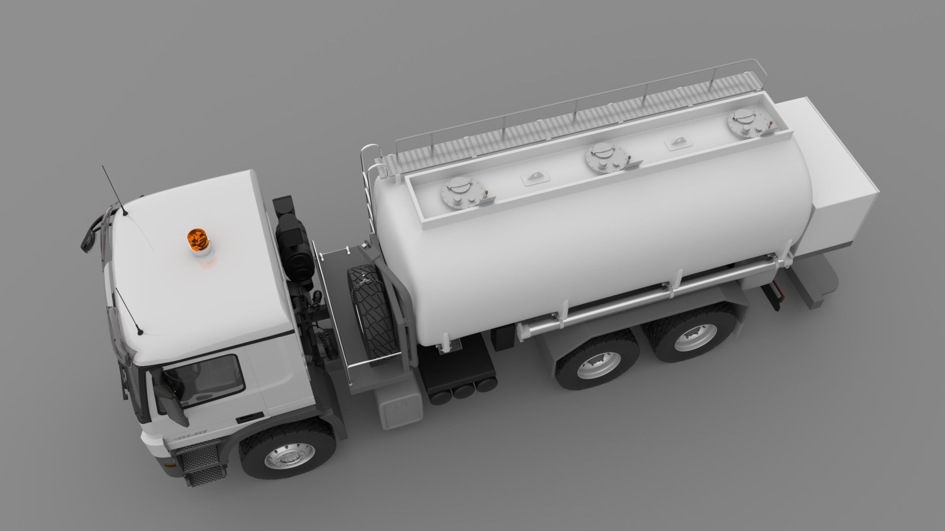 Mercedes ACTROS 4040-A 6x6 Fuel Tank 3D - TurboSquid 1981190