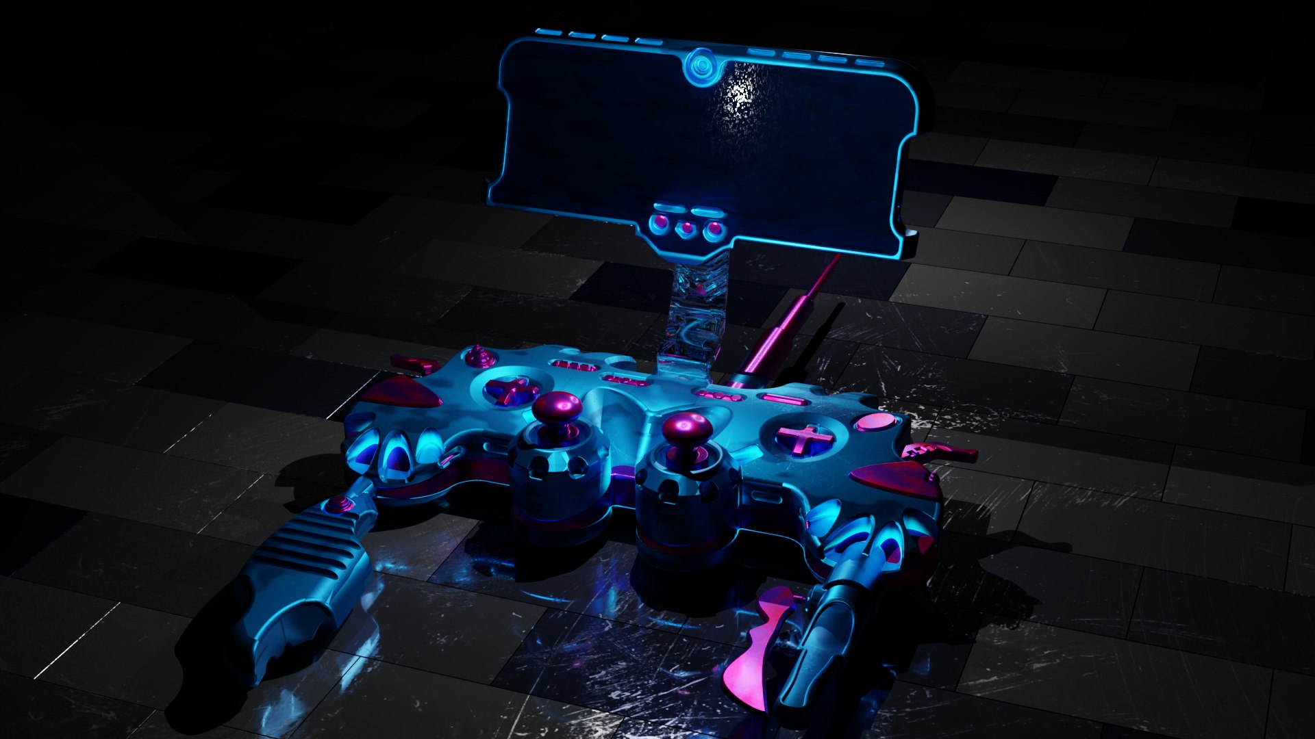 Sci-Fi Controller 3dHighPoly 3D - TurboSquid 2147491