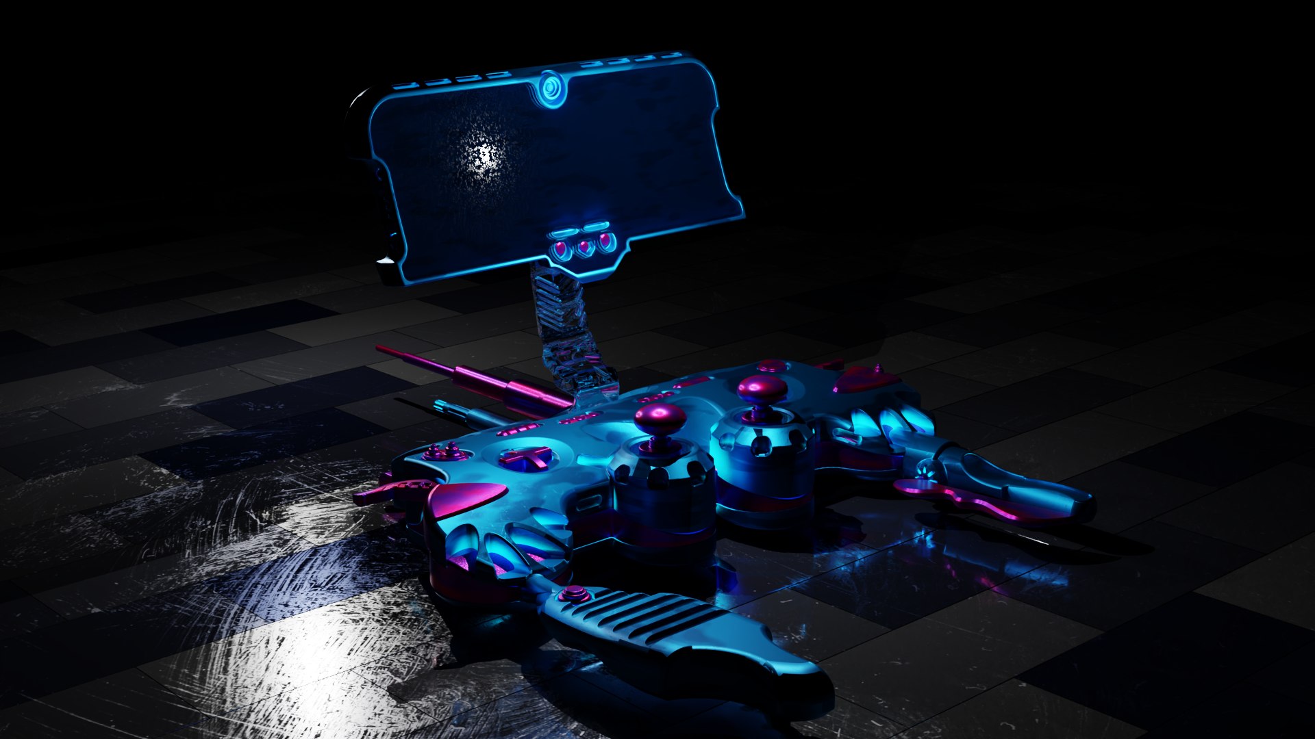 Sci-Fi Controller 3dHighPoly 3D - TurboSquid 2147491