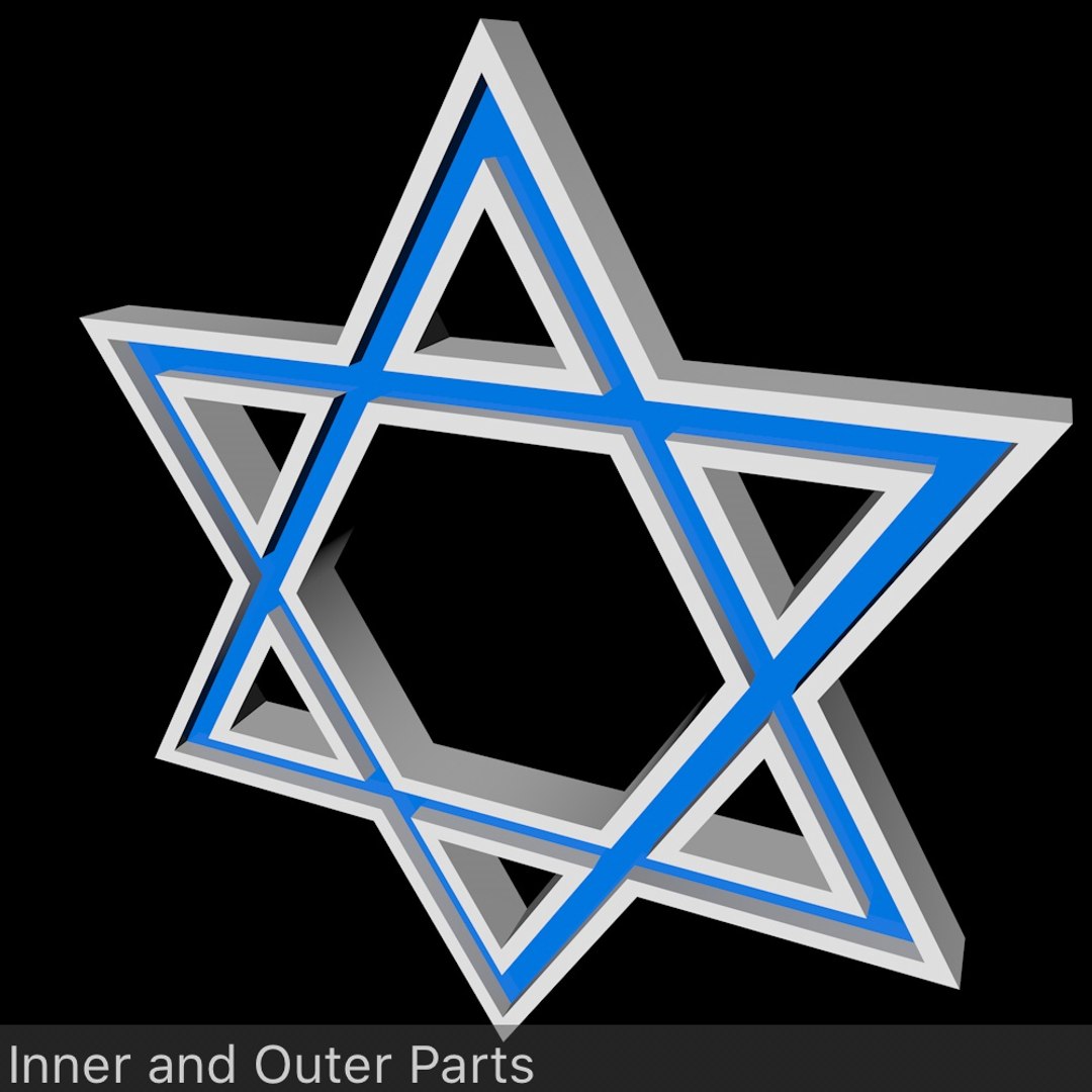 David star sign 3D - TurboSquid 1239730