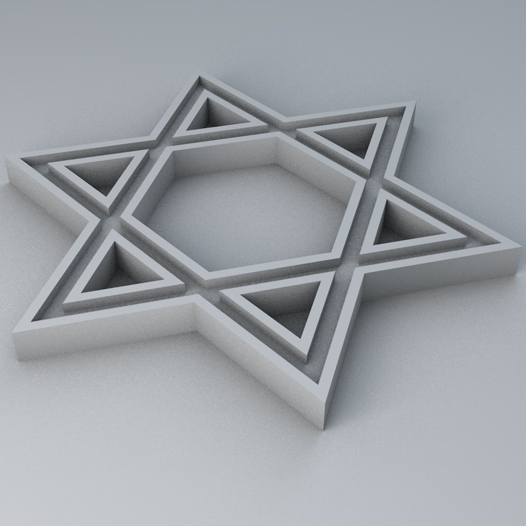 David star sign 3D - TurboSquid 1239730