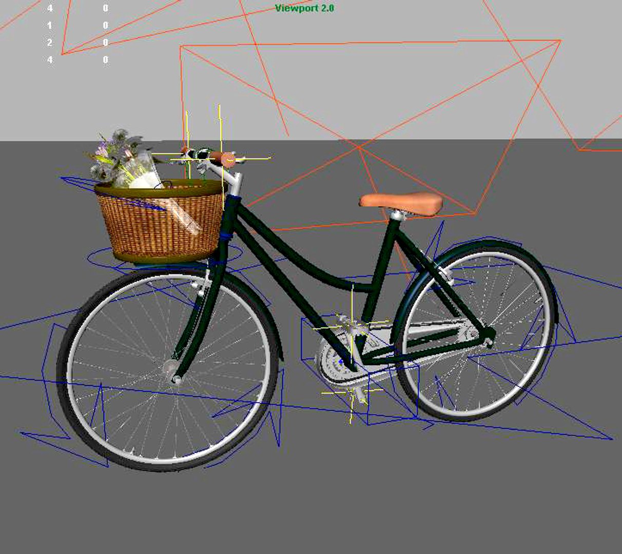 Maya Rigged Bike