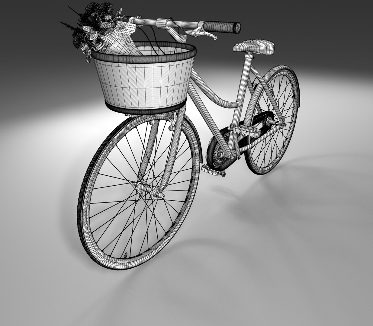 Maya Rigged Bike