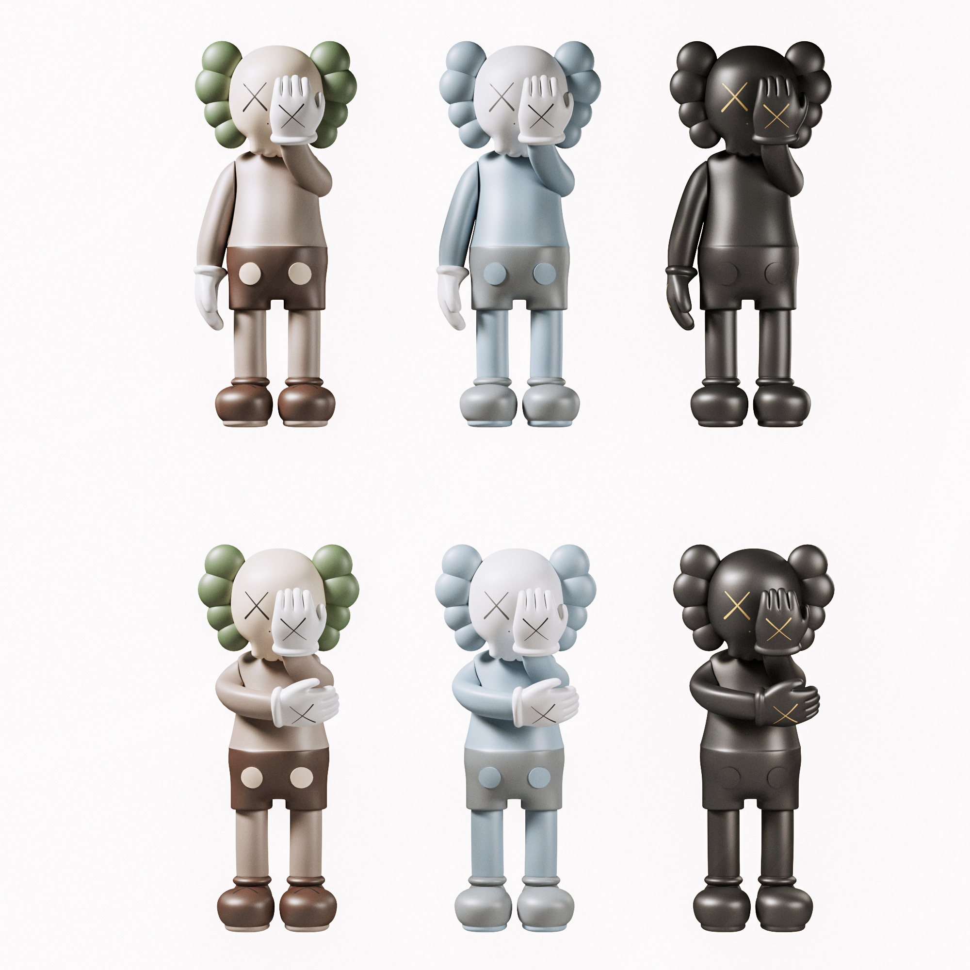 3D Kaws Toys 08 - TurboSquid 1776826