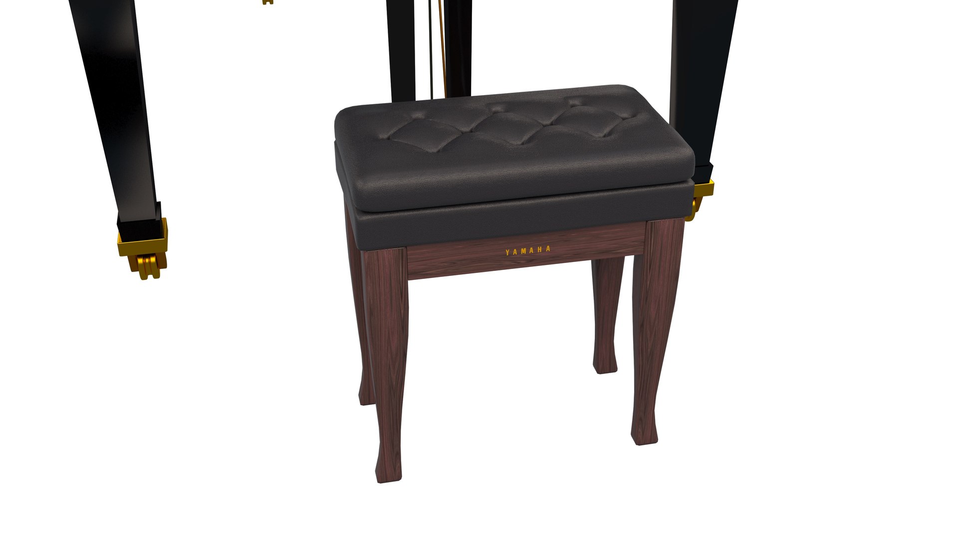 3D Ymaha G3 Piano and Piano Stool - TurboSquid 2020431
