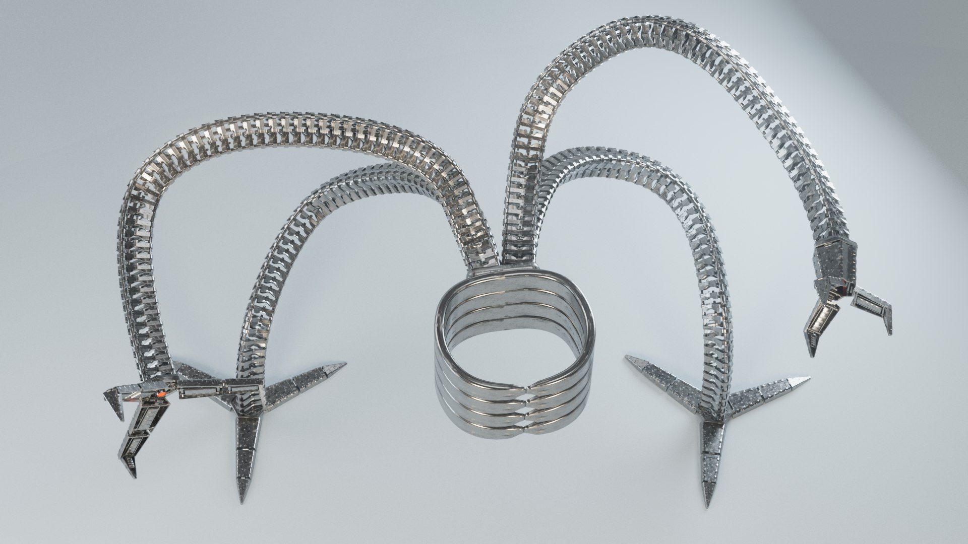 3D Doctor Octopus Mechanical Robotic Arms Model - TurboSquid 1863051