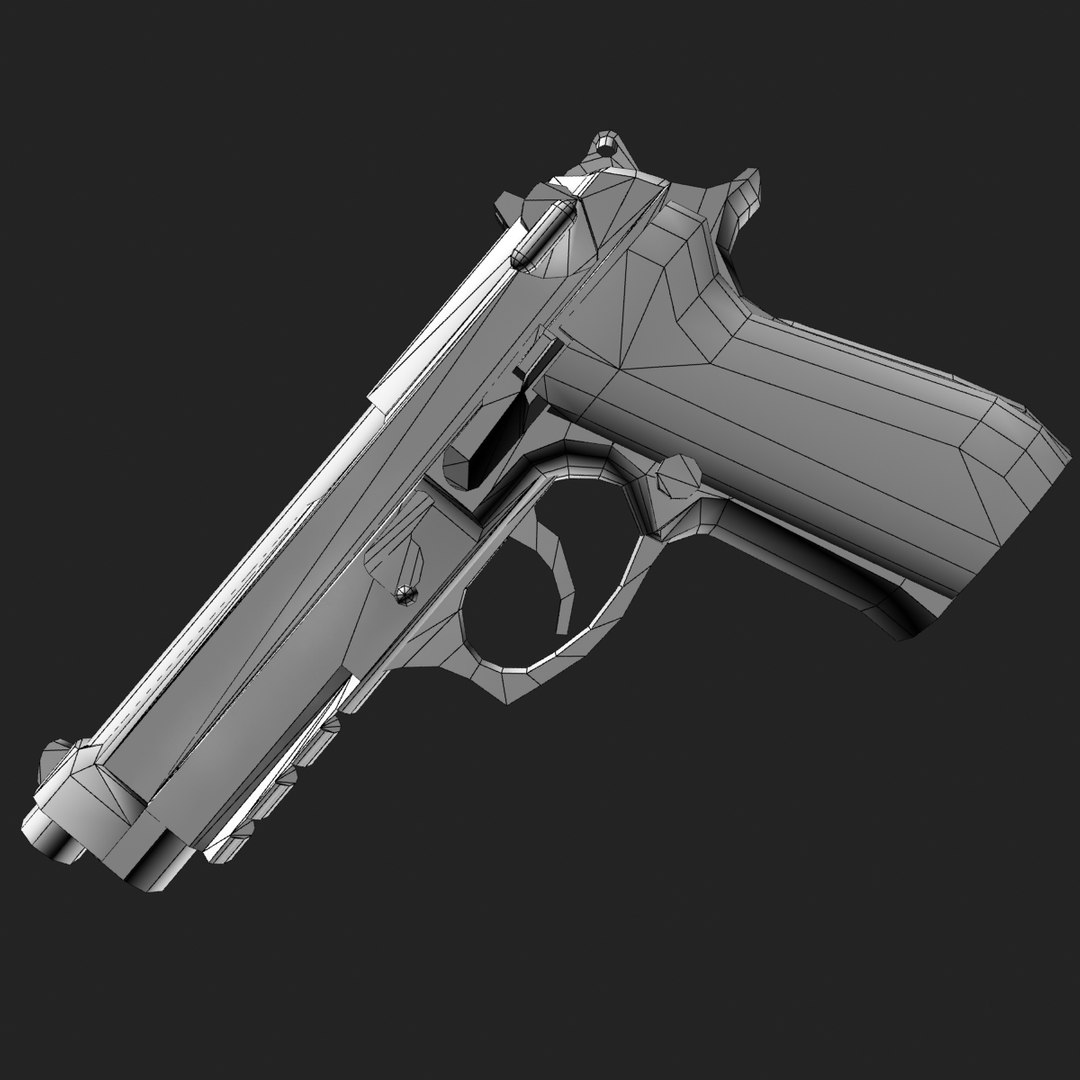M9 Pistol 3d Model