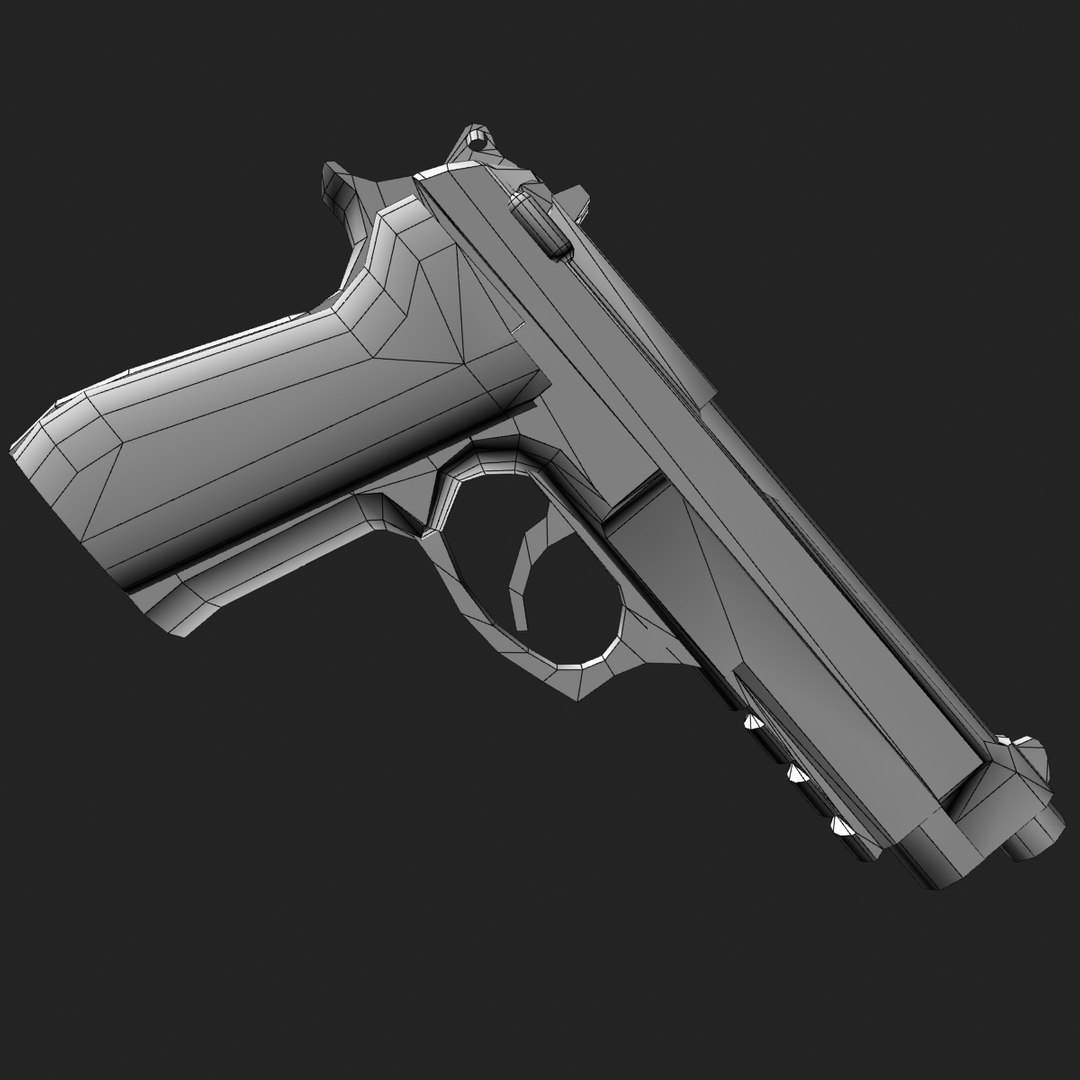 M9 Pistol 3d Model