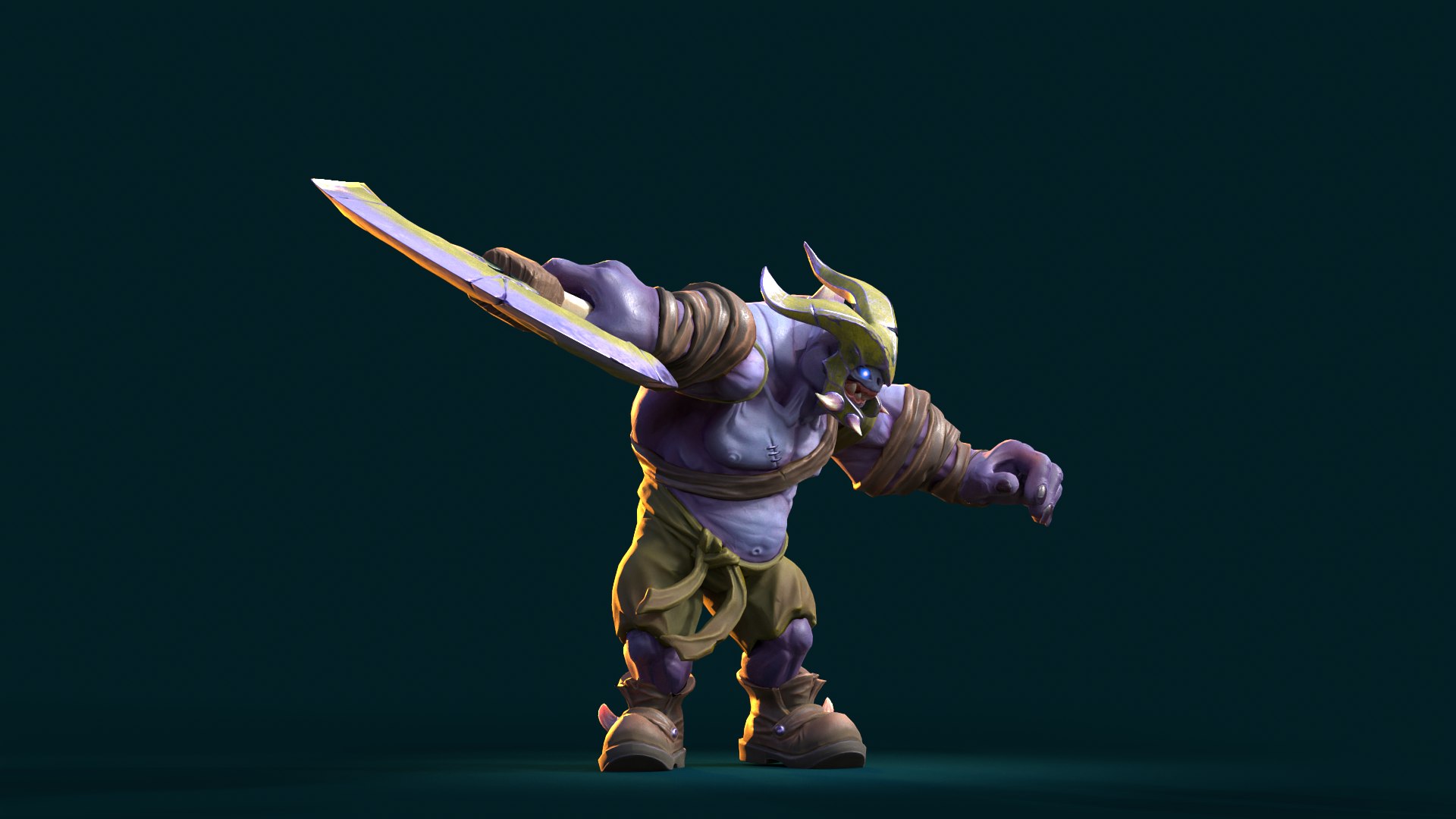 3D Game-ready Character Big Guy Model - TurboSquid 2248906