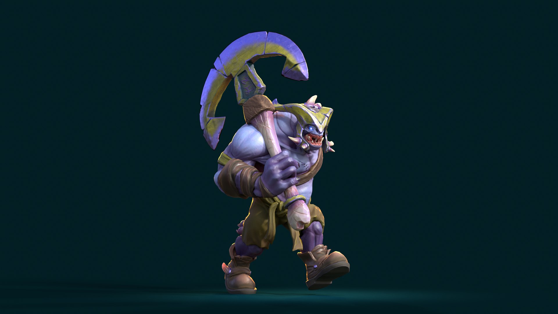 3D Game-ready Character Big Guy Model - TurboSquid 2248906