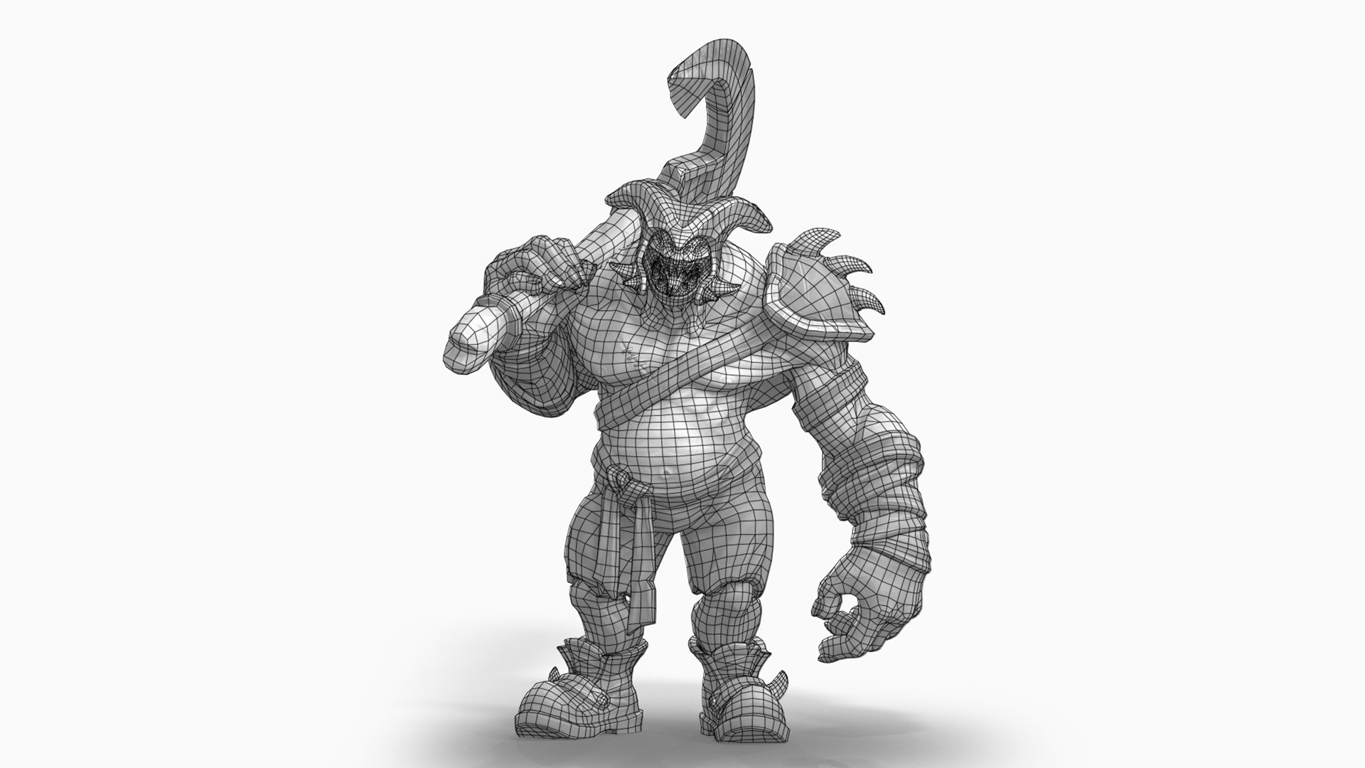 3D Game-ready Character Big Guy Model - TurboSquid 2248906