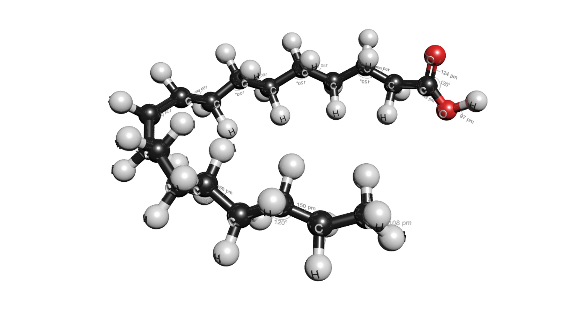 3D C18h34o2 Oleic Acid Model - TurboSquid 1425802