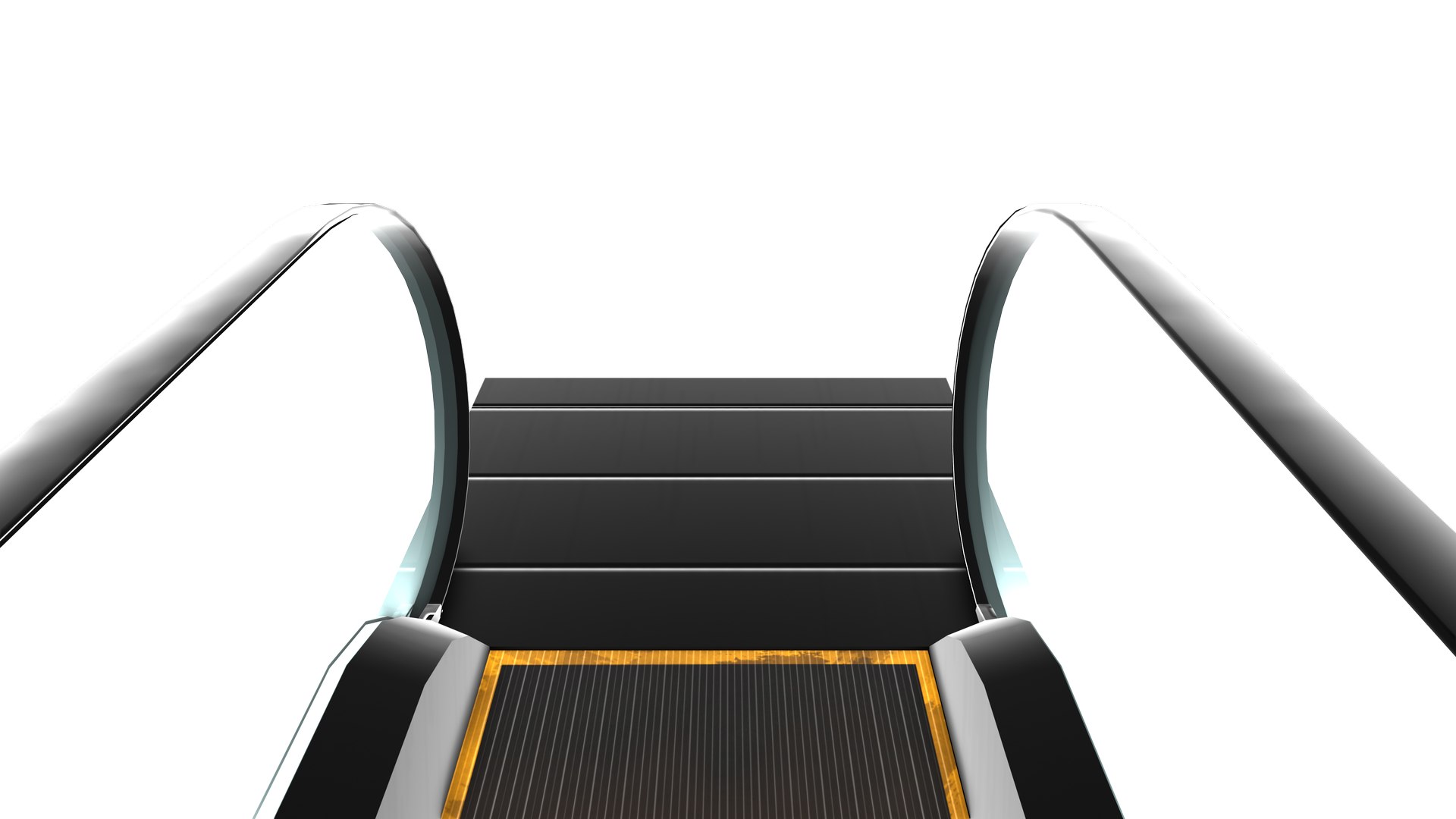 3D Realistic Escalator Low Poly 3D Model Rigged Loop Animated ...