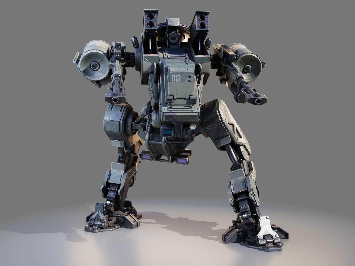 3D Model FG Mech Low Poly - TurboSquid 1792065