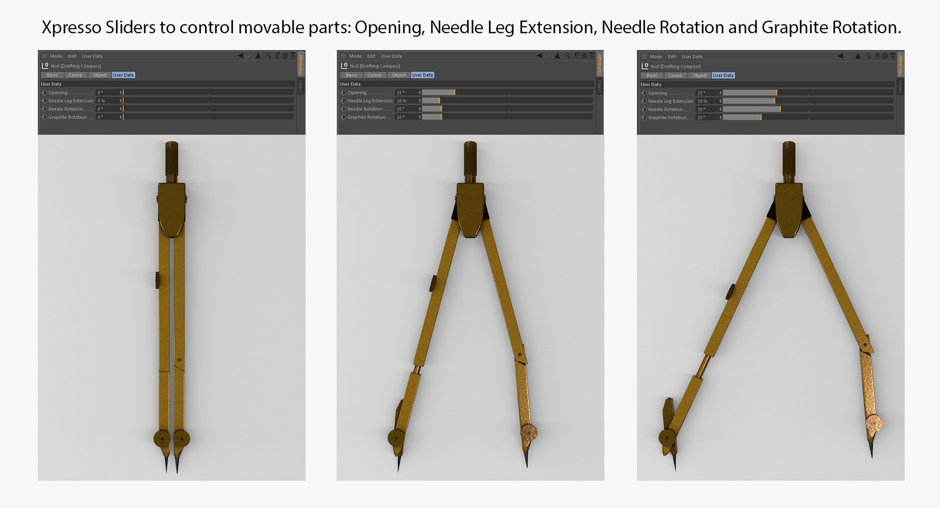 Drafting Compass Model - TurboSquid 1248974