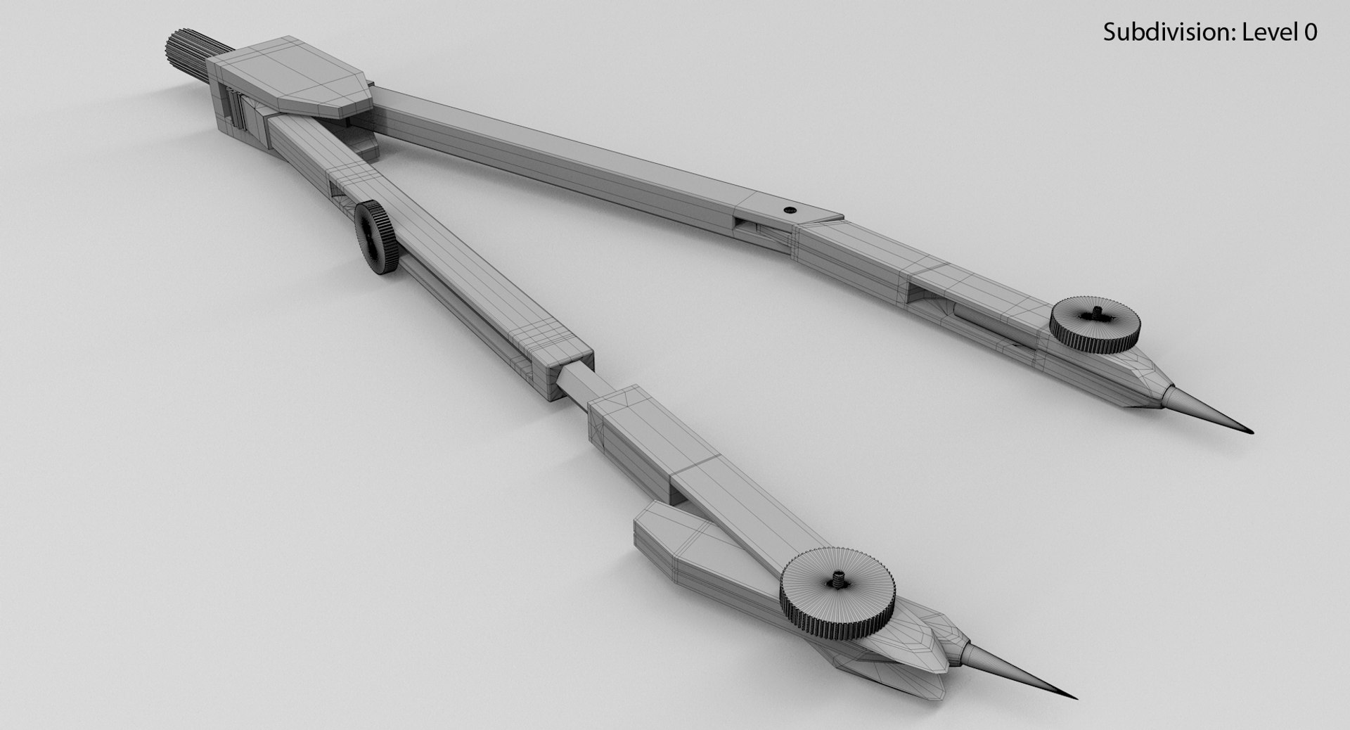Drafting Compass Model - TurboSquid 1248974