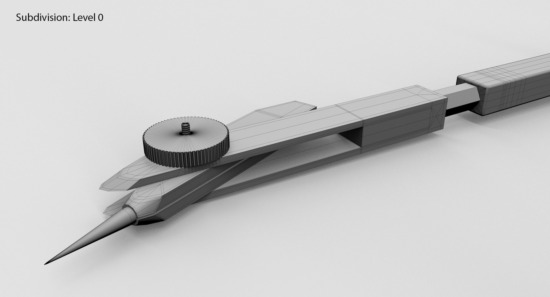 Drafting Compass Model Turbosquid 1248974