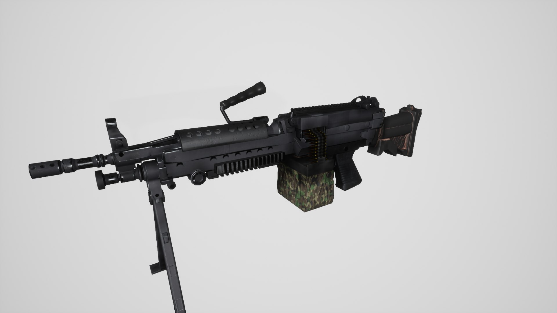3D m249 weapon model - TurboSquid 1345053