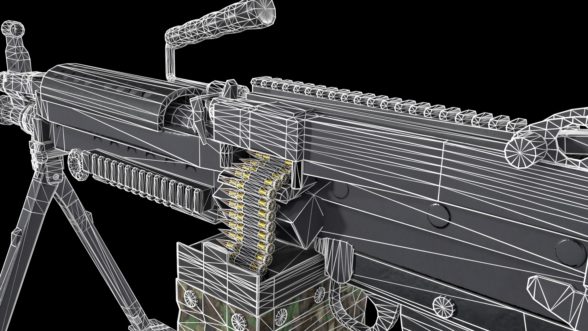 3D m249 weapon model - TurboSquid 1345053