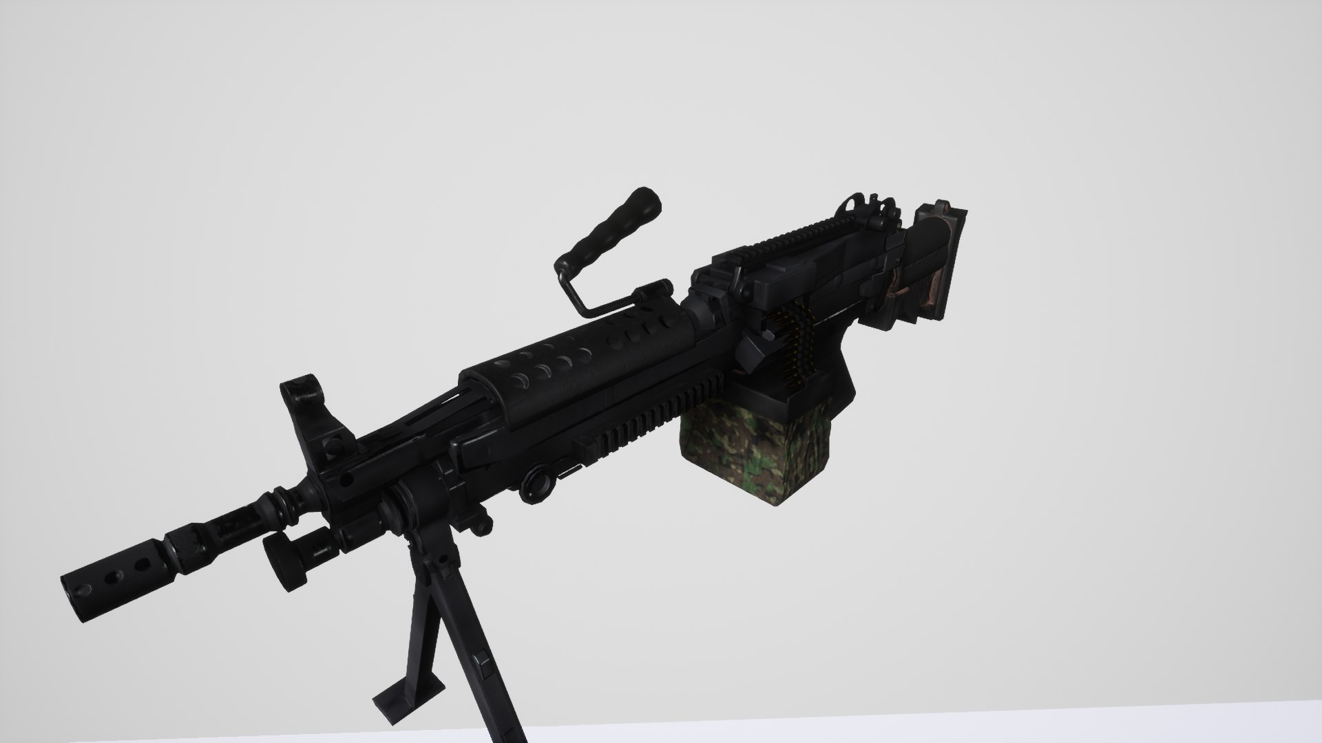 3D M249 Weapon Model - TurboSquid 1345053