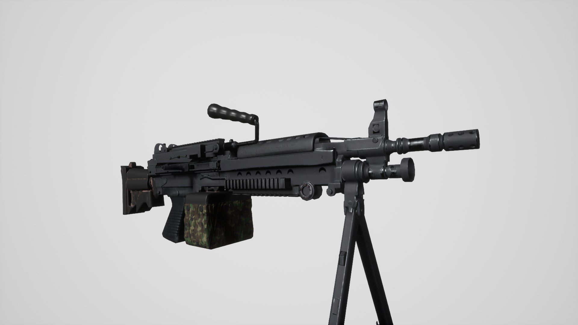 3D m249 weapon model - TurboSquid 1345053