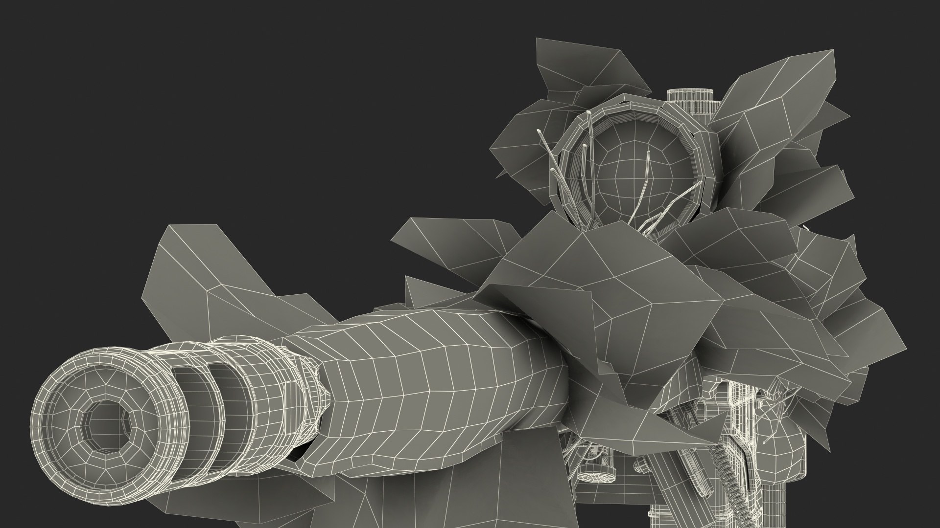 3D Rifle Barrett 98 Bravo Ghillie Wrap model - TurboSquid 1991162