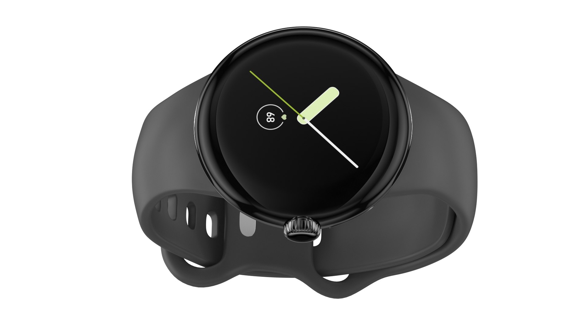 Google Pixel Watch Black Model - TurboSquid 2101152