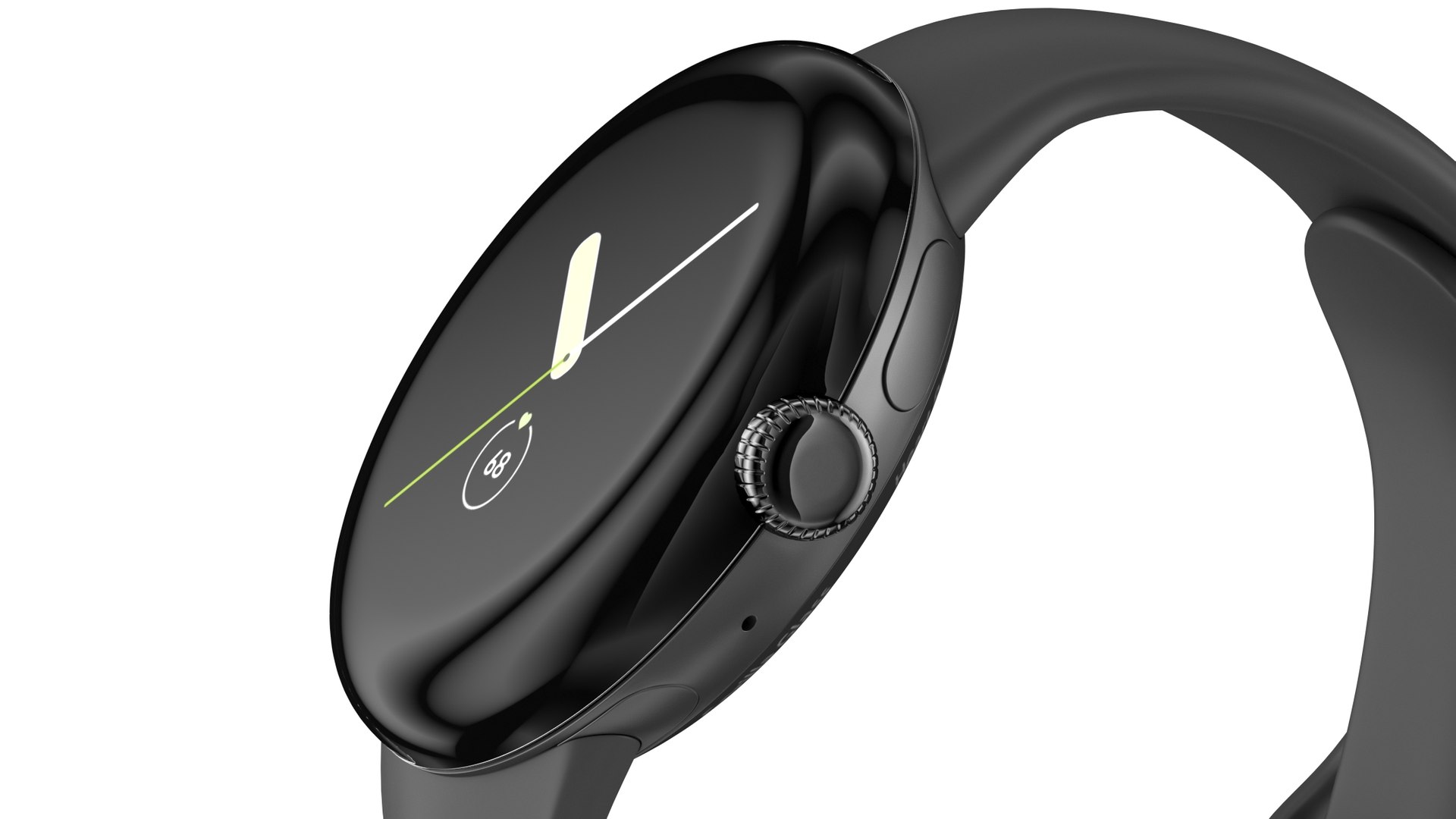 Google Pixel Watch Black Model - TurboSquid 2101152