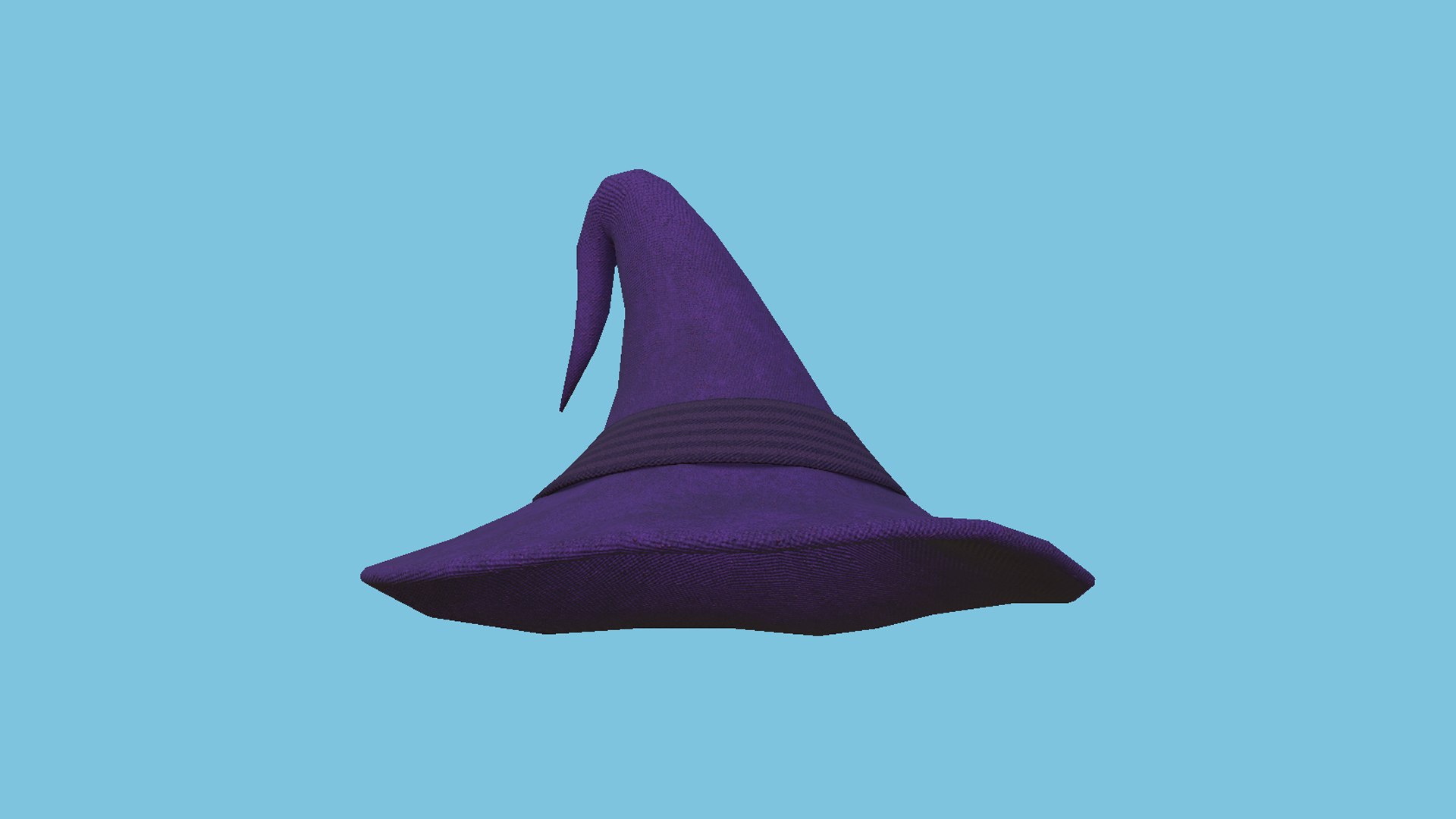 3D Purple Wizard Hat - Character Design Fashion - TurboSquid 1729007